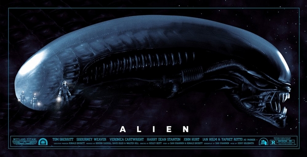 Alien le 8ème passager (Alien), film américain de Ridley Scott, 1979