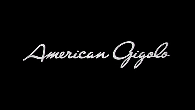American Gigolo, film américain de Paul Schrader, 1980