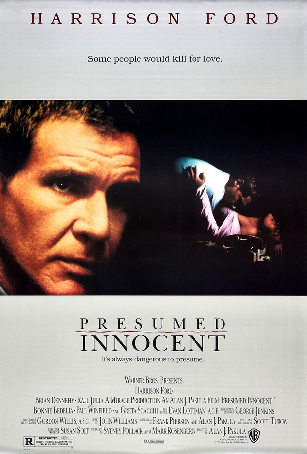 Présumé innocent, film américain d'Alan J. Pakula, 1990